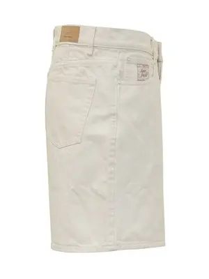 AMI Paris Relaxed Fit Denim Shorts