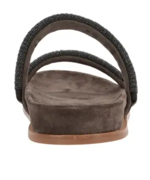 Brunello Cucinelli Embellished Slip-on Sandals