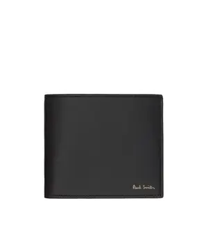 Paul Smith Foldable Wallet With Logo - Black