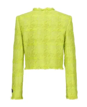 Versace Tweed Button-up Jacket