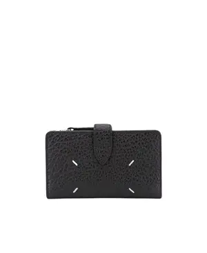 MAISON MARGIELA Four-stitch Bi-fold Wallet - Black