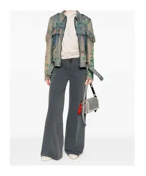 GOLDEN GOOSE Zip-up Fringed Jacket
