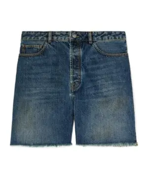 Palm Angels Denim Shorts For Men