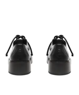 Alexander McQueen Round-toe Lace-up Derby Shoes