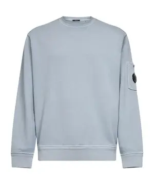 C.P. COMPANY Logo Crew Neck Sweatshirt - Gray