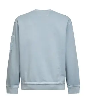 C.P. COMPANY Logo Crew Neck Sweatshirt - Gray