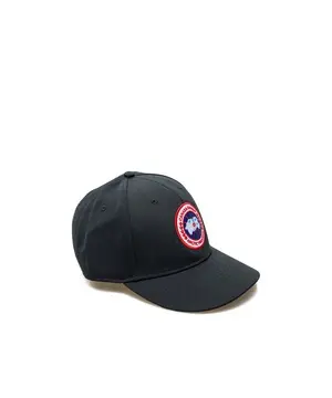 Canada Goose Baseball Cap With Logo - Black
