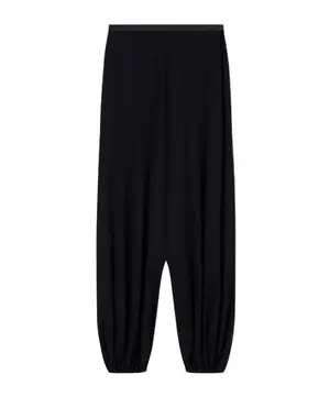 Emporio Armani Elasticated Cuff Crêpe Pants