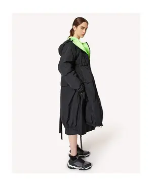 Red Valentino Zip-up Hooded Coat