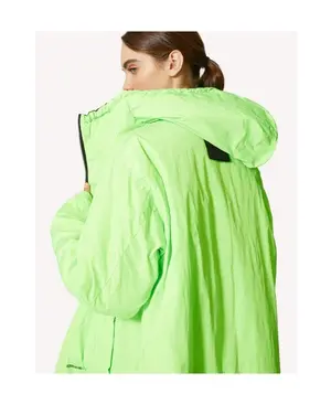 Red Valentino Zip-up Hooded Coat