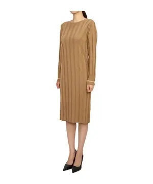 Max Mara Long-sleeved Knitted Dress