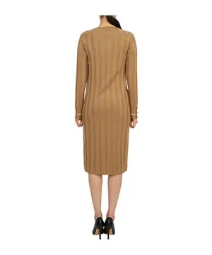 Max Mara Long-sleeved Knitted Dress