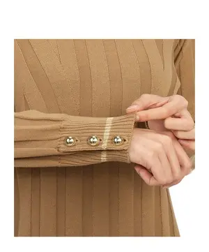 Max Mara Long-sleeved Knitted Dress