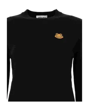 Kenzo Tiger Crest Knit Jumper - Black