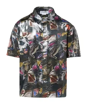Acne Studios Patterned Short-sleeved Bowling Shirt
