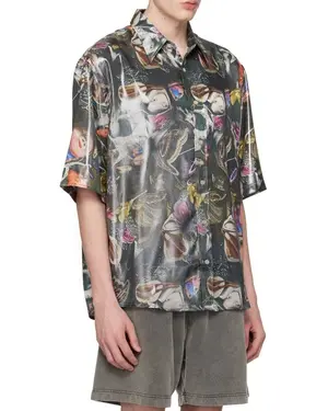 Acne Studios Patterned Short-sleeved Bowling Shirt