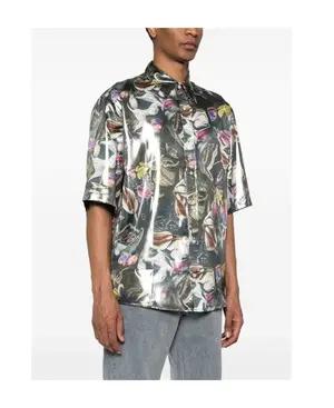 Acne Studios Patterned Short-sleeved Bowling Shirt