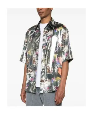 Acne Studios Patterned Short-sleeved Bowling Shirt