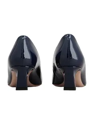 ROGER VIVIER Trompette Embellished Buckle Pumps - Blue