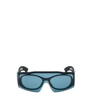 Alexander McQueen Smoke Mask Two-toned Sunglasses - Black