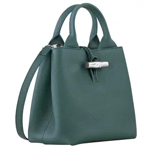 Longchamp Le Roseau Small Tote Bag With Bamboo Buckle - Cedar