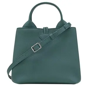 Longchamp Le Roseau Small Tote Bag With Bamboo Buckle - Cedar