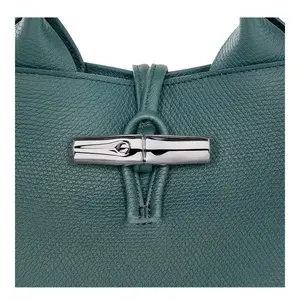 Longchamp Le Roseau Small Tote Bag With Bamboo Buckle - Cedar