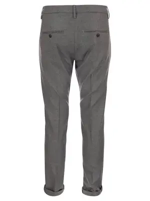 DONDUP Mid-rise Slim-fit Tailored Trousers
