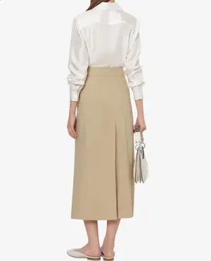 Alberta Ferretti Stretch Longuette Skirt