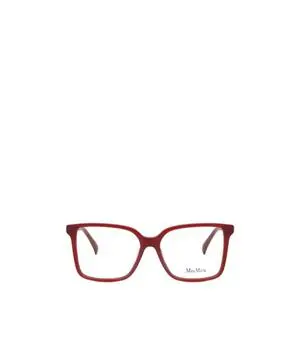 Max Mara Square Frame Eyeglasses - Red