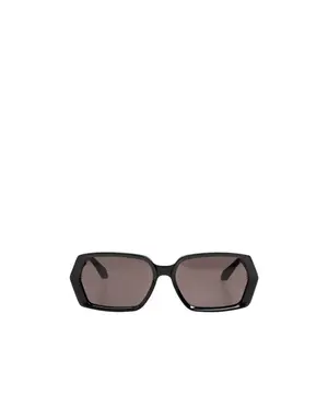 Alaïa Geometric Rectangular Sunglasses - Black