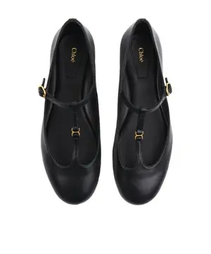 Chloé Marcie Almond Toe Ballerinas