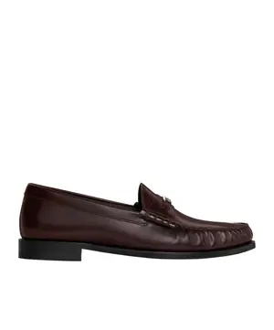Celine Luco Triomphe Loafer In Polished Bull