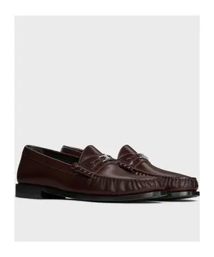 Celine Luco Triomphe Loafer In Polished Bull