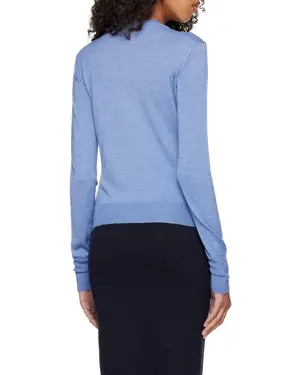 VIVIENNE WESTWOOD Orb Embroidered Knit Jumper - Blue