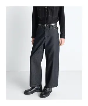 LEMAIRE Tapered-leg Jeans With Logo Patch