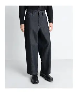 LEMAIRE Tapered-leg Jeans With Logo Patch