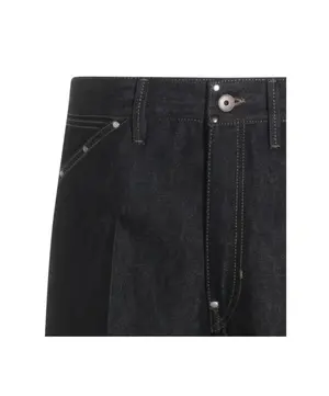 LEMAIRE Tapered-leg Jeans With Logo Patch