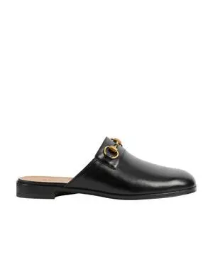 Gucci Horsebit Leather Mules
