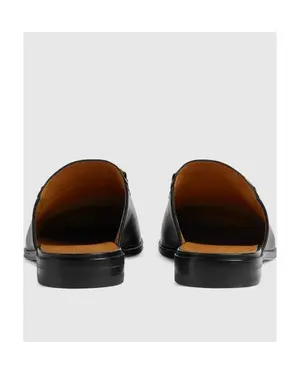 Gucci Horsebit Leather Mules