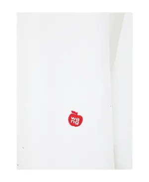 Alexander Wang Logo Embroidered Buttoned Shirt - White