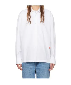 Alexander Wang Logo Embroidered Buttoned Shirt