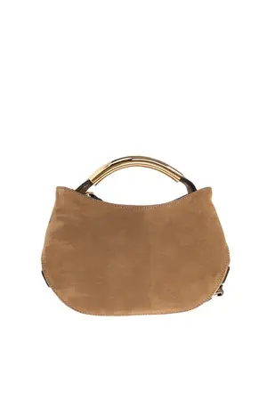 Moschino Handle Me Top Handle Handbag - Brown