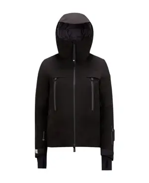 Moncler Chanavey Ski Jacket With Adjustable Hood And Zipper Details
