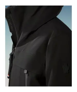 Moncler Chanavey Ski Jacket With Adjustable Hood And Zipper Details