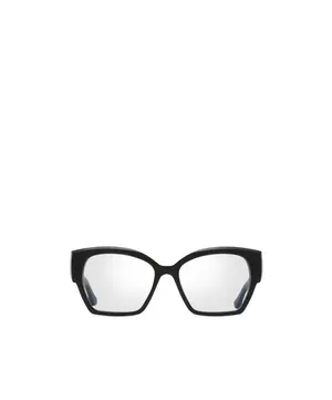 Dita Ideala Geometric Frame Eyeglasses - Black
