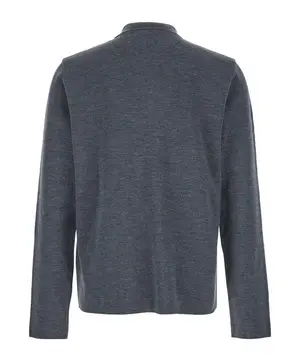 Valentino Garavani Long-sleeved Knitted Polo Shirt
