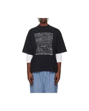 Vetements Crew Neck Short-sleeved T-shirt
