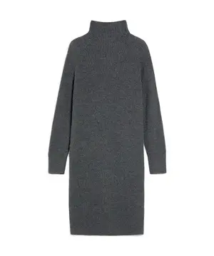 Max Mara Long-sleeved Wool Cashmere Dress