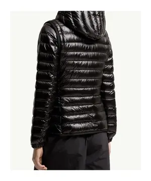 Moncler Karuras Hooded Down Jacket With Detachable Sleeves - Black